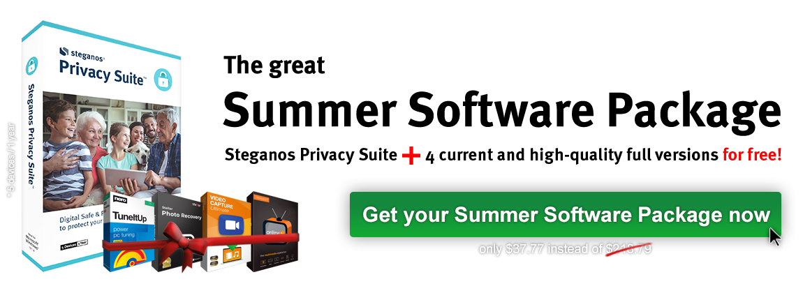 Steganos - Privacy Software made easy - Steganos Privacy Suite